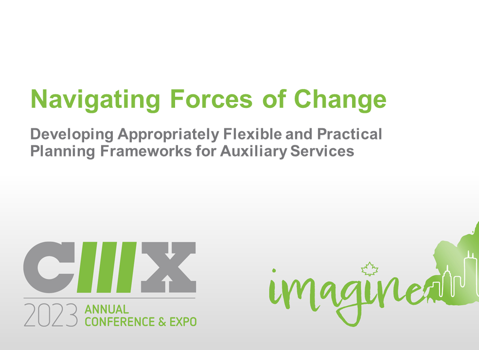 NACAS C3X: Navigating Forces of Change - Brailsford & Dunlavey