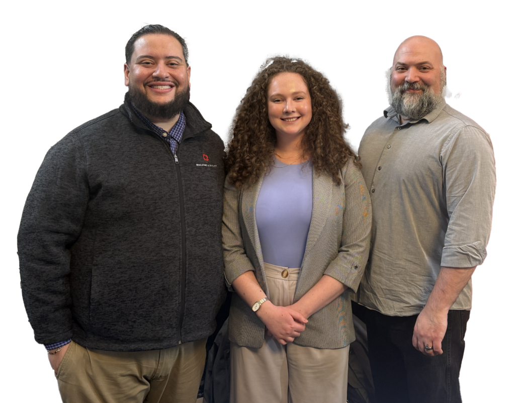 David Cruz, Lisa Stanovski, Chris McCay at Booth - Brailsford & Dunlavey