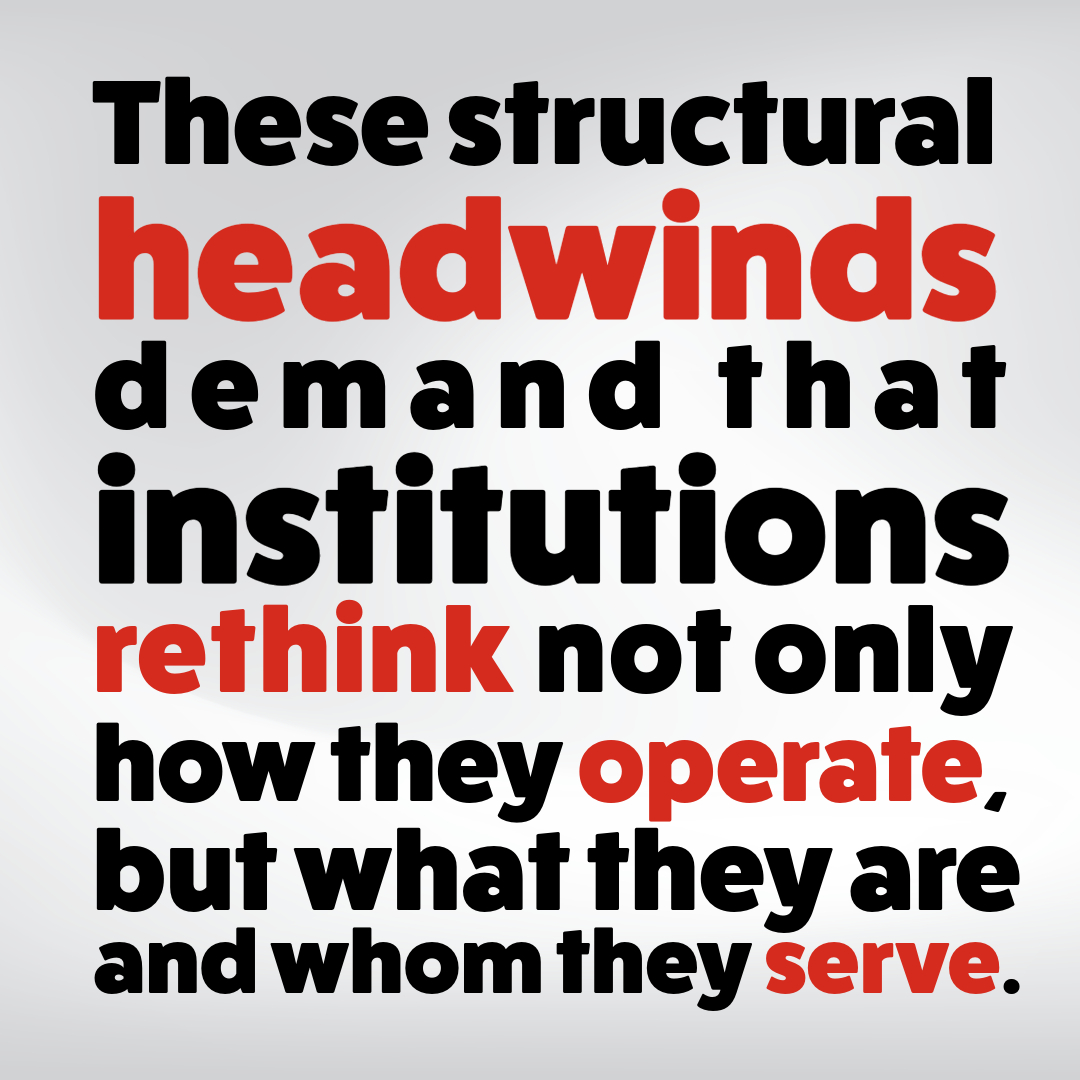 These structural headwinds pull quote - Brailsford & Dunlavey